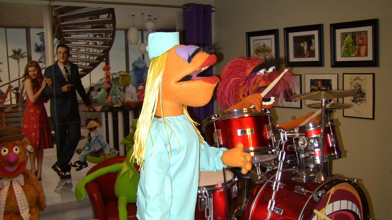 THE MUPPET SHOW PROJECT: SOME PHOTOS OF OUR COMPLETED JANICE!