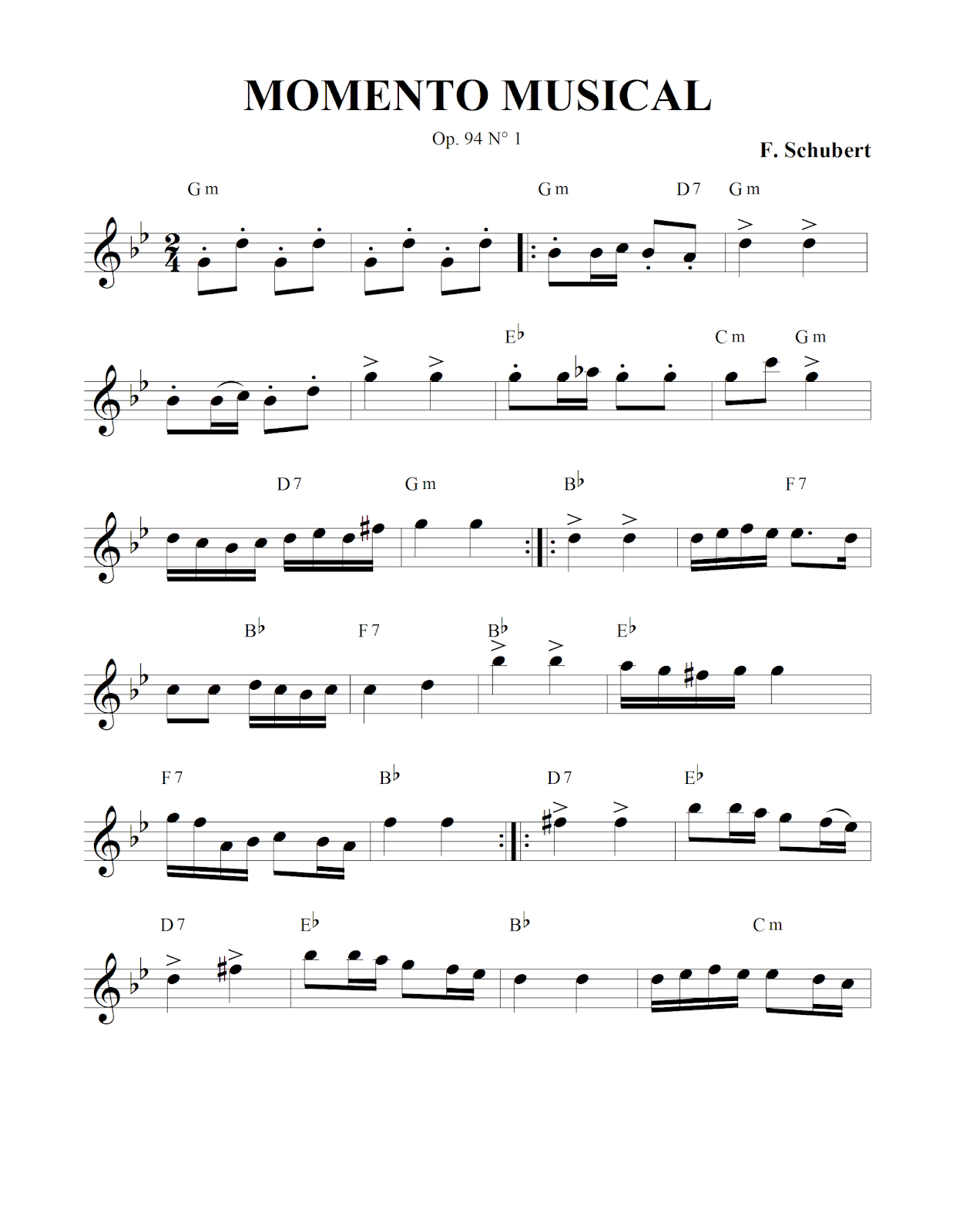 CEMCRUZ: MOMENTO MUSICAL + PARTITURA