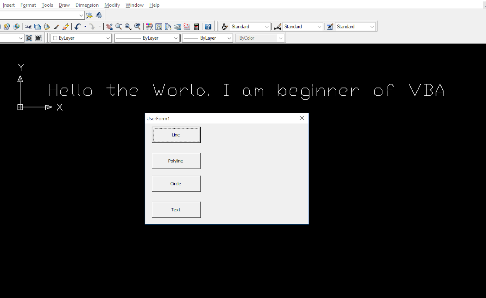 VBA AUTOCAD EXEL VB.NET: Lập trình VBA Autocad tạo đối tượng text chữ trong Autocad