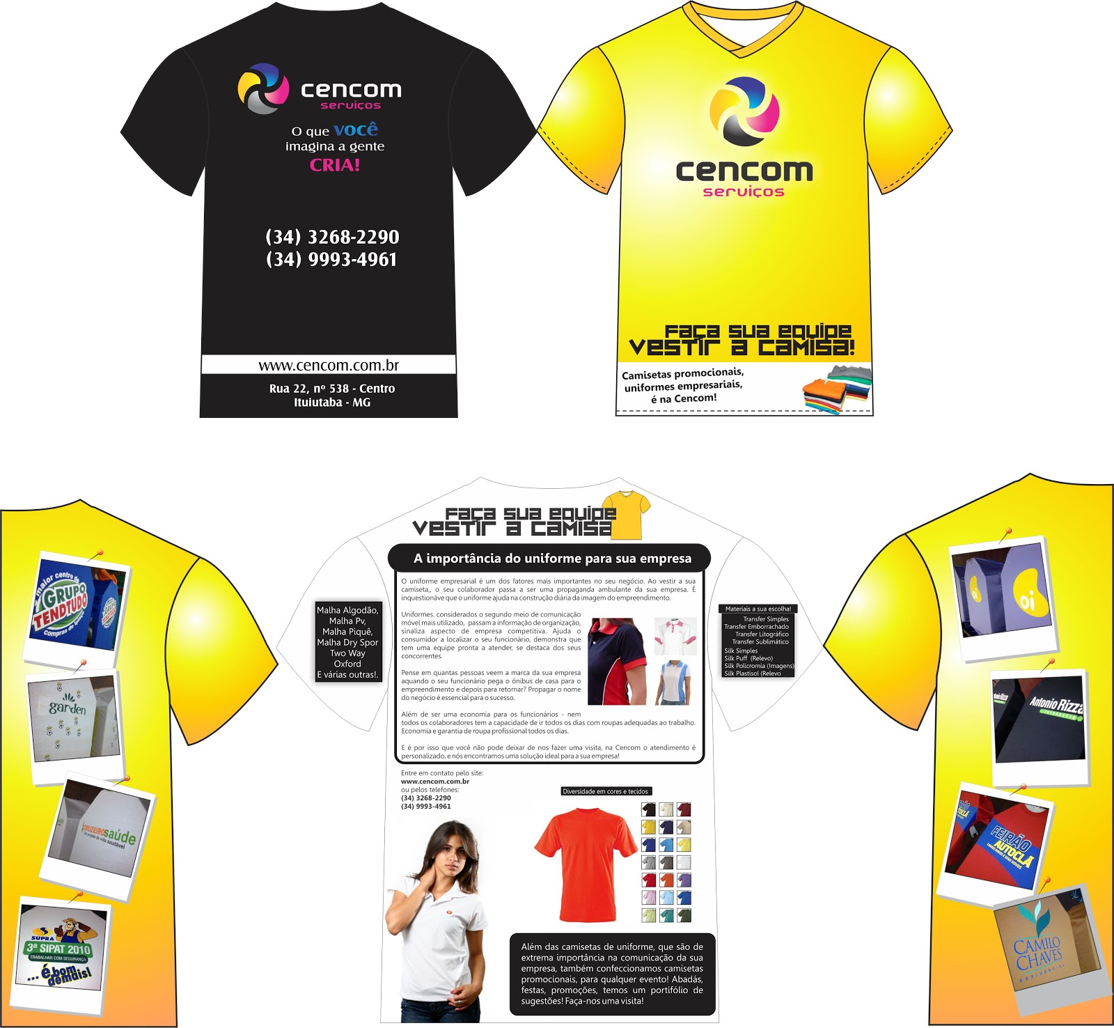 M Design & Propaganda: Folder Empresarial - Cencom