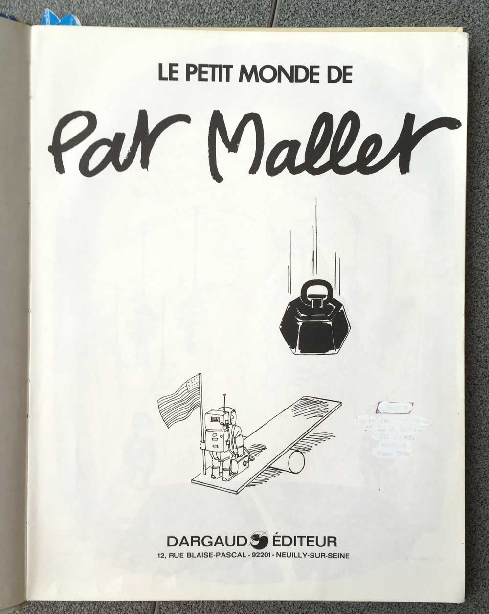 ECC Cartoonbooks Club: Le Petit Monde de Pat Mallet / Wie das Leben so ...