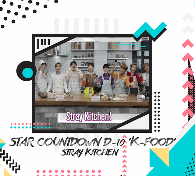 SKZ TEAM: مُترجم || STAR COUNTDOWN D-10 'K-Food [Stray Kitchen]