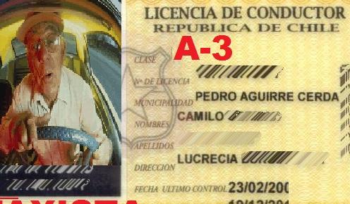 Licencia de conducir clase A3