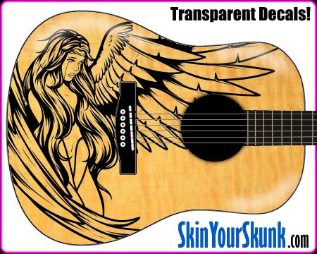 Acoustic Guitar Decals