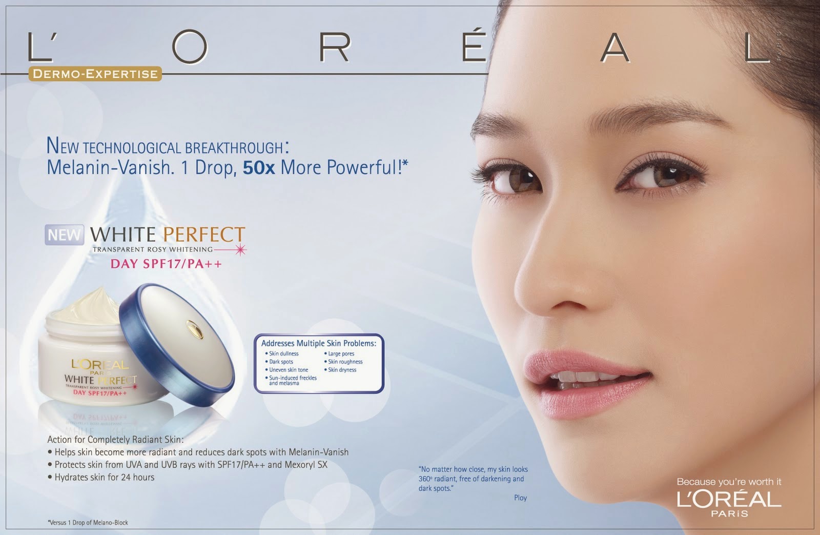 L'Oreal White Perfect Transparent Rosy Whitening - Review | FS Fashionista