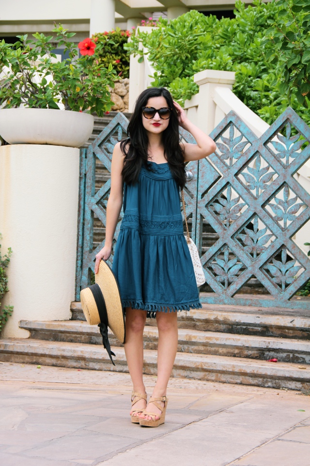 Little Miss Haute Couture: Ocean Sundress // Hawaii for the Holidays