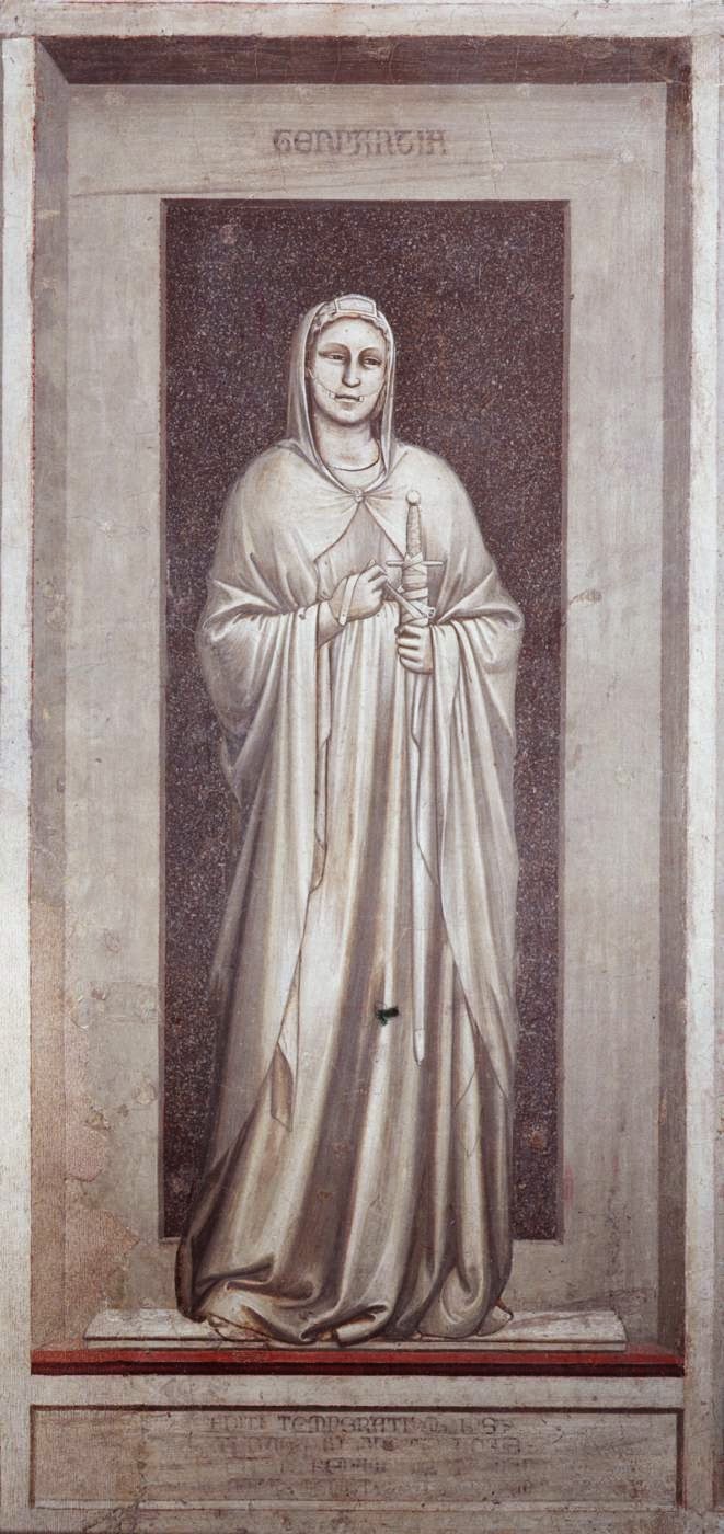 ~The Three Prayers: Giotto: The Virtues and Vices ~ Temperance