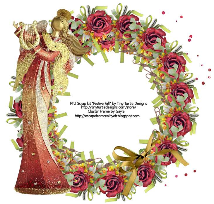 Escape From Reality Blog: FTU "Festive Fall" Clusters & Cluster Frames