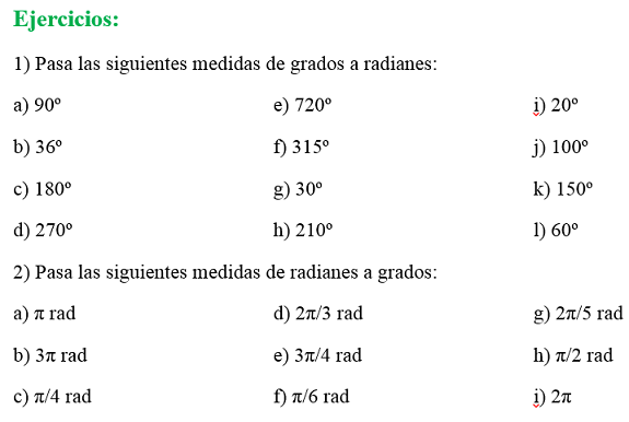 Prepárate: SISTEMA DE MEDIDAS ANGULARES