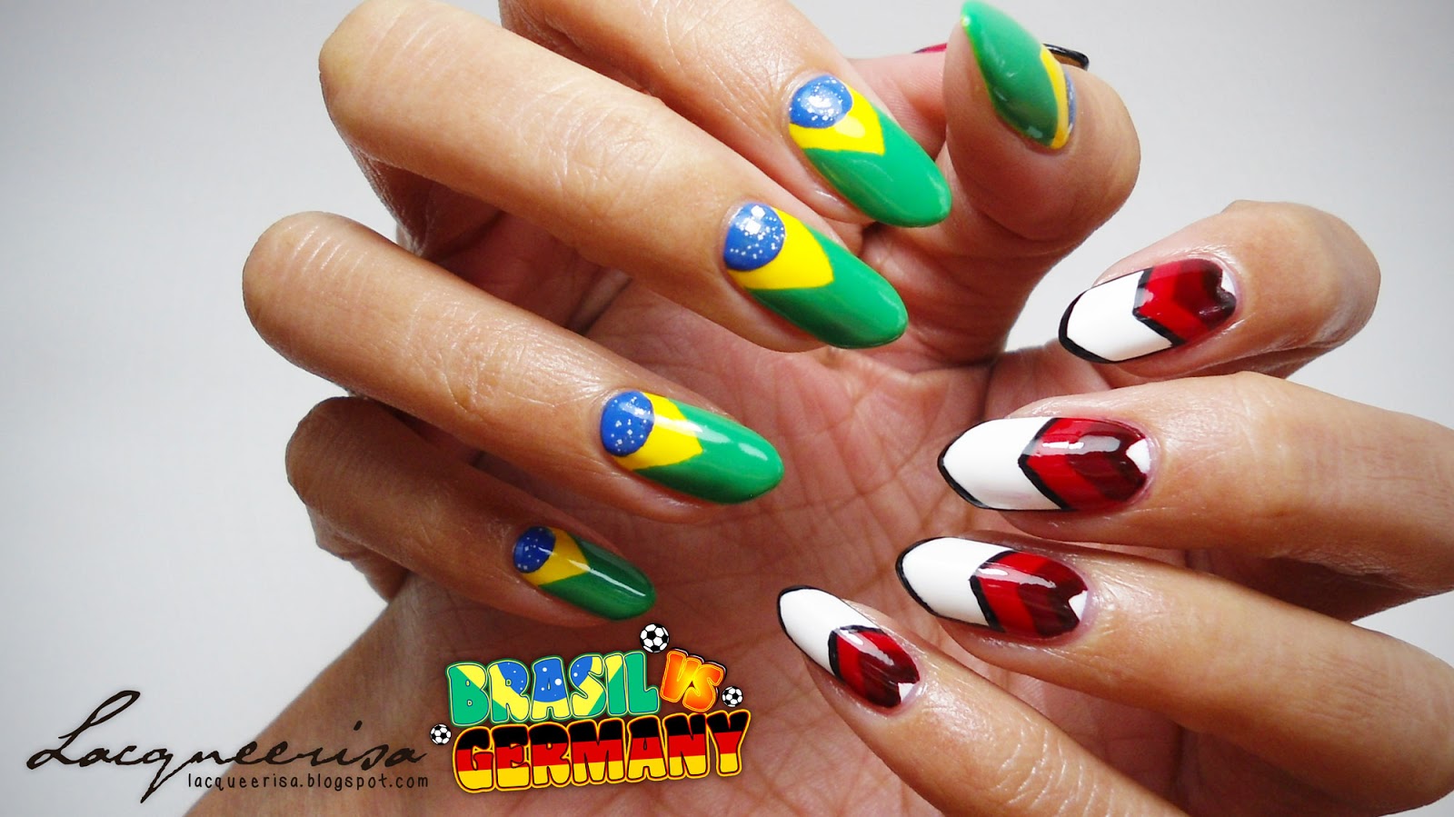 Lacqueerisa: FIFA World Cup 2014 Nails