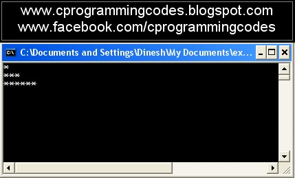 C Programming | Computer | Ms-Excel: Star pyramid pattern