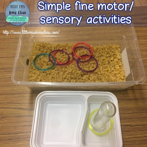 Little Miss Kim's Class: Simple Fine Motor/ Sensory Activities for ...