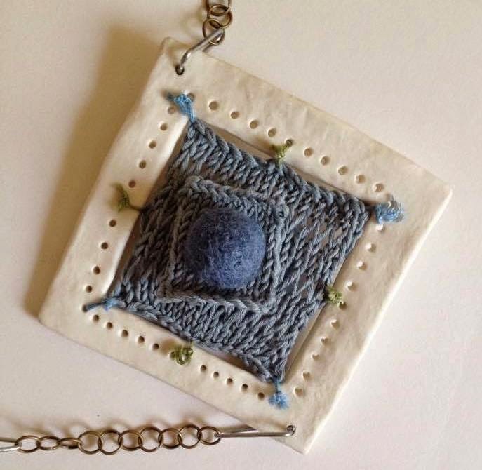 Samantha Derbyshire: Year two Ceramic/Felt final pieces