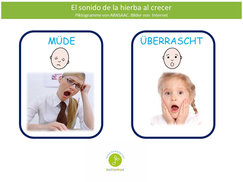 Autismus Arbeitsmaterial: Emotionskarten