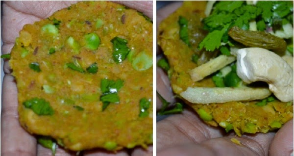 exotic-n-easy cooking: Mutter dry fruit Kebab (green pea cutlet)