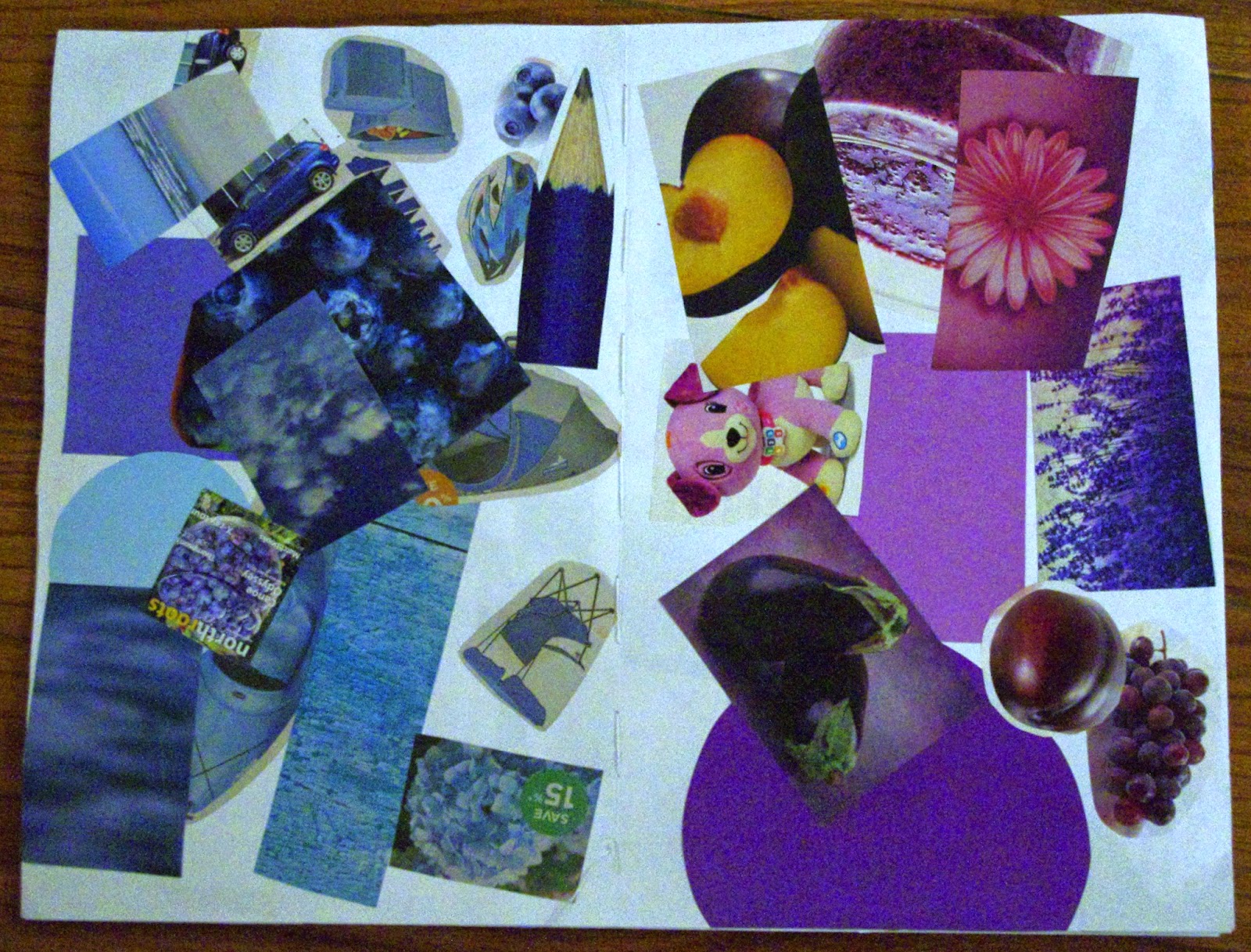 From Scratch Mom: Colour Collage Booklet