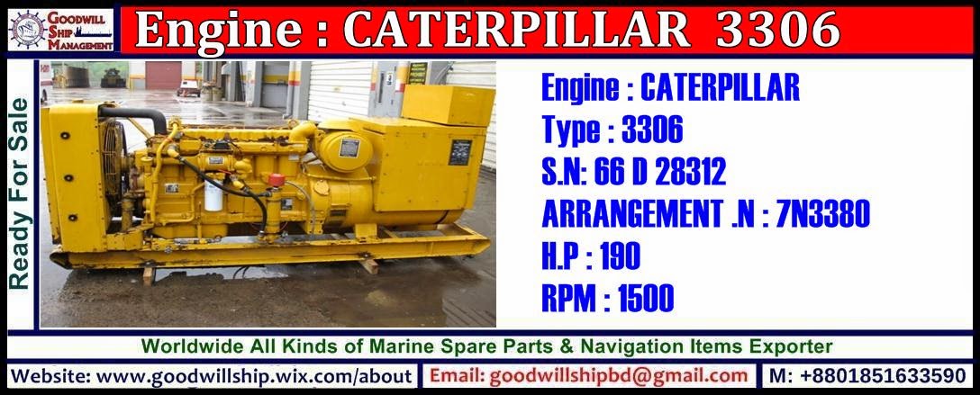 Worldwide Marine Spare Parts Exporter: Engine : CATERPILLAR 3306