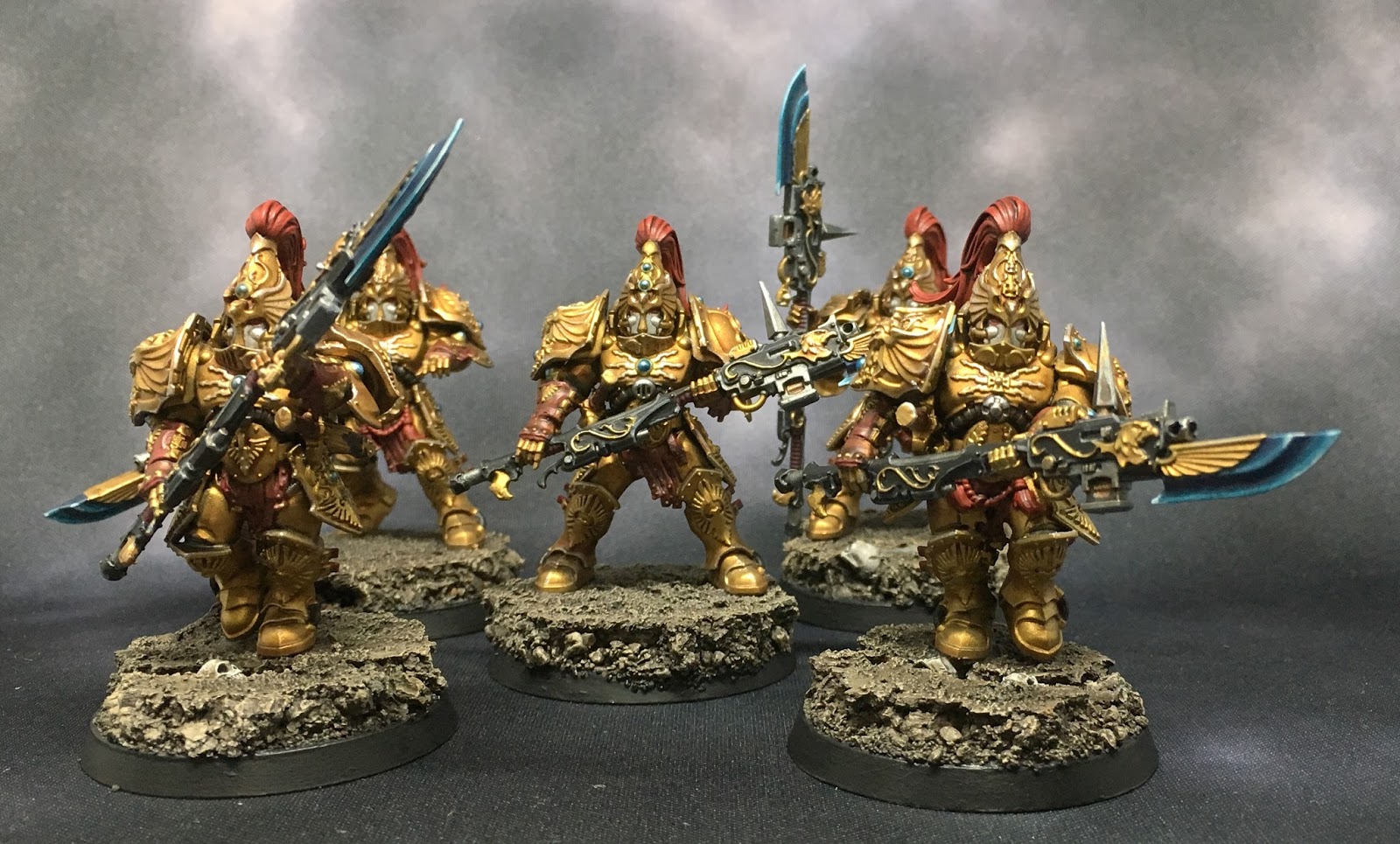 262nd Death Korps of Krieg: Adeptus Custodes with Halberds To DONE