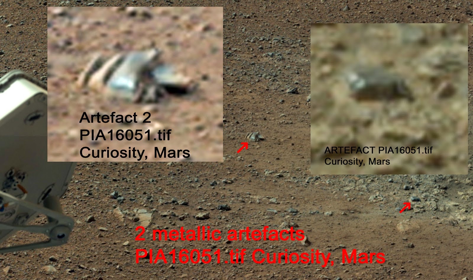 UFO mania: Curiosity finds Star Wars junk on Mars!