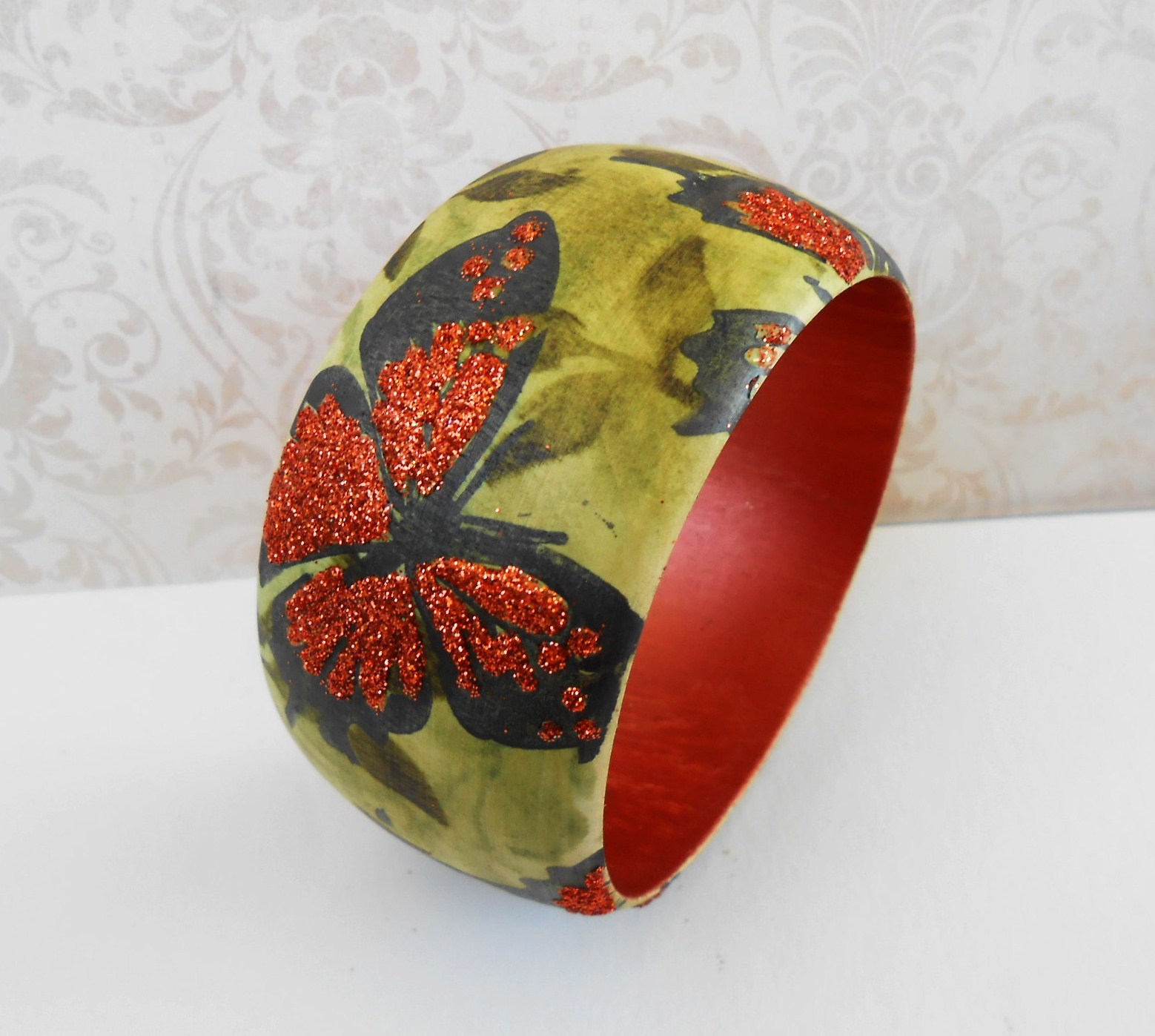 ArtGlitterBlog: Bangle and Butterflies