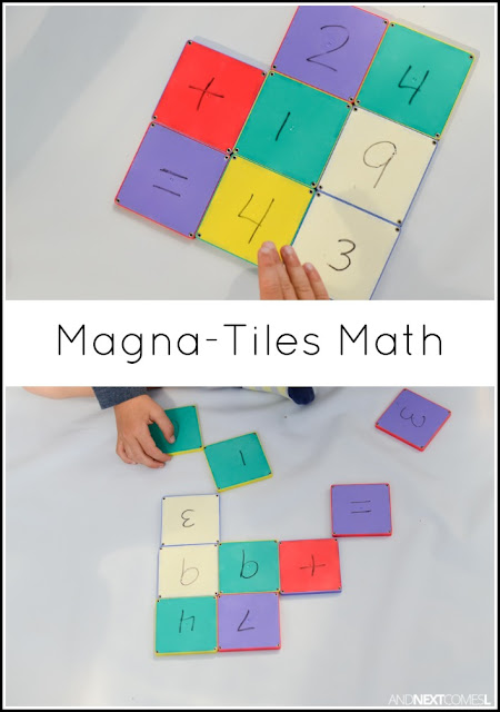 Simple Math Activity for Kids Using Magna-Tiles | And Next Comes L ...
