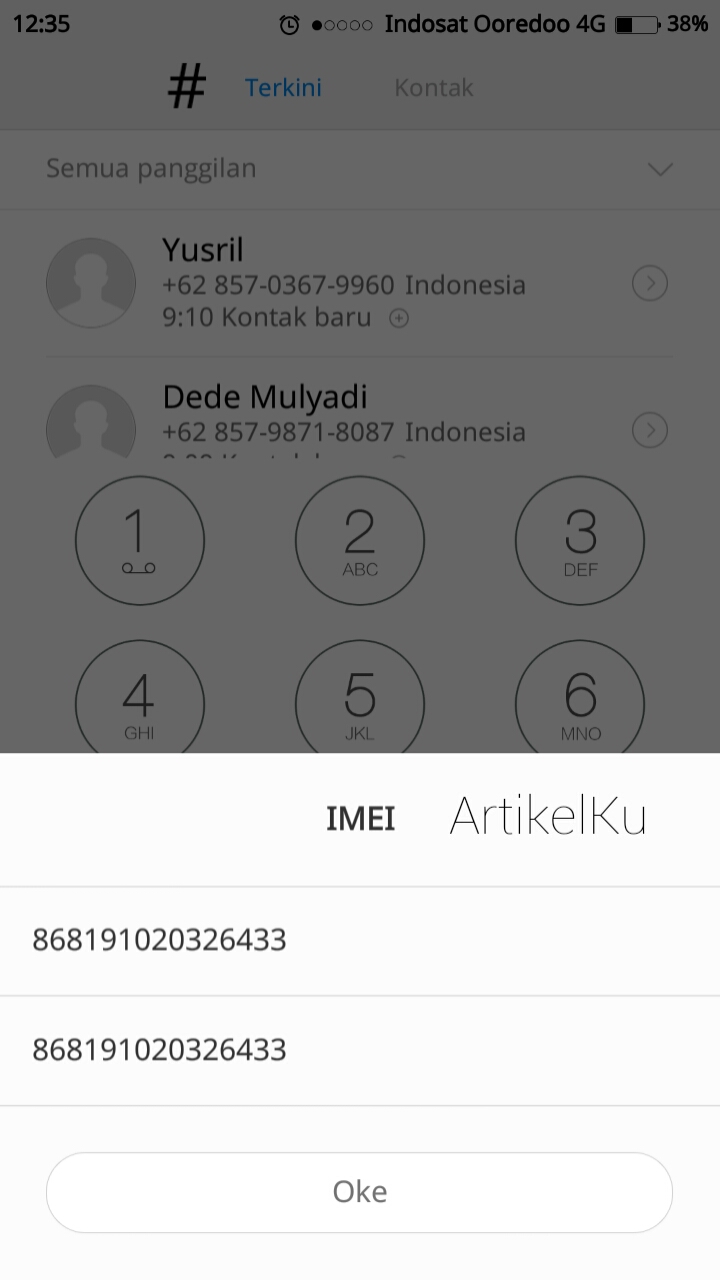 Cara melihat no IMEI pada smartphone XIOMI beserta GAMBAR | ArtikelKita