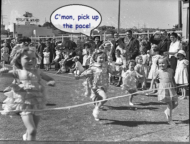 run + travel: C'mon, pick up the pace!