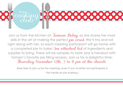 all things simple: relief society meeting: cooking club