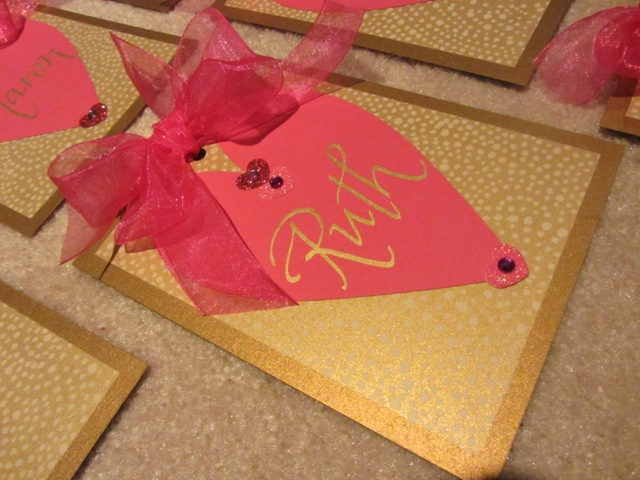 2 Hearts B 1 Designs: Pink & Gold
