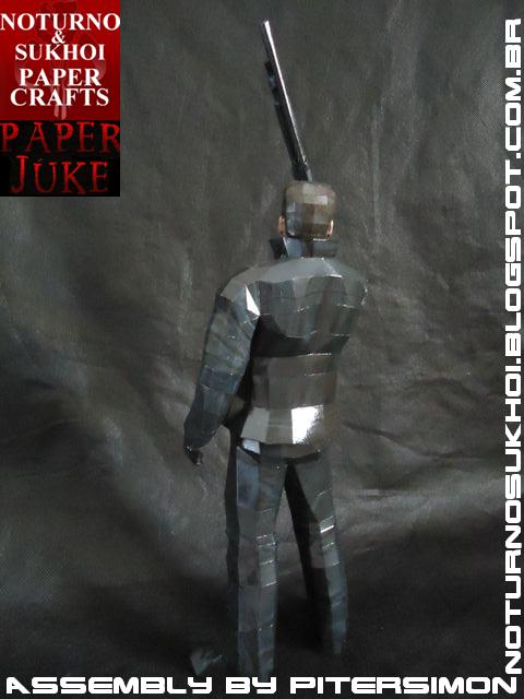 Noturno Sukhoi: Terminator 1/6_Papercraft.