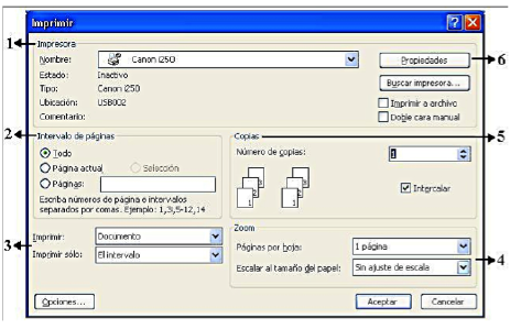 15.- Imprimir un Documento: Imprimir