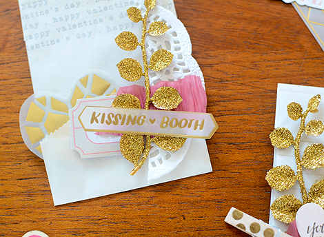 Kiss Kiss Sweet Love Notes - Crate Paper