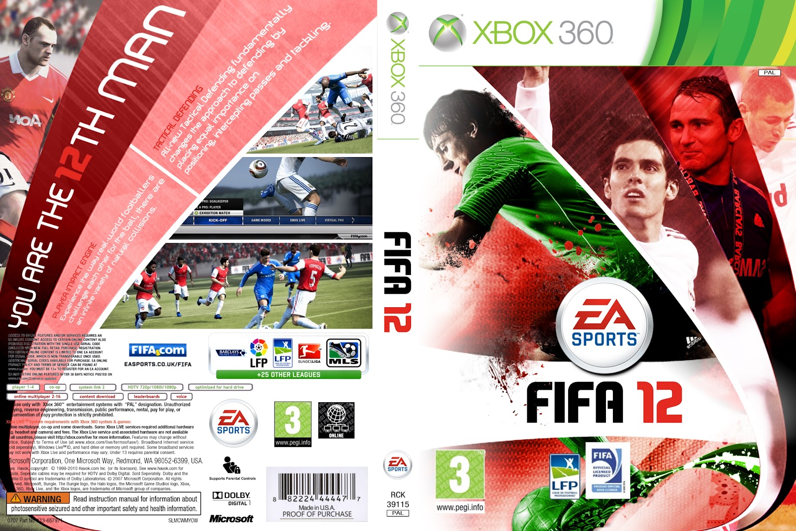 ULTIMATE CAPAS: Fifa 12 - Capa + Label
