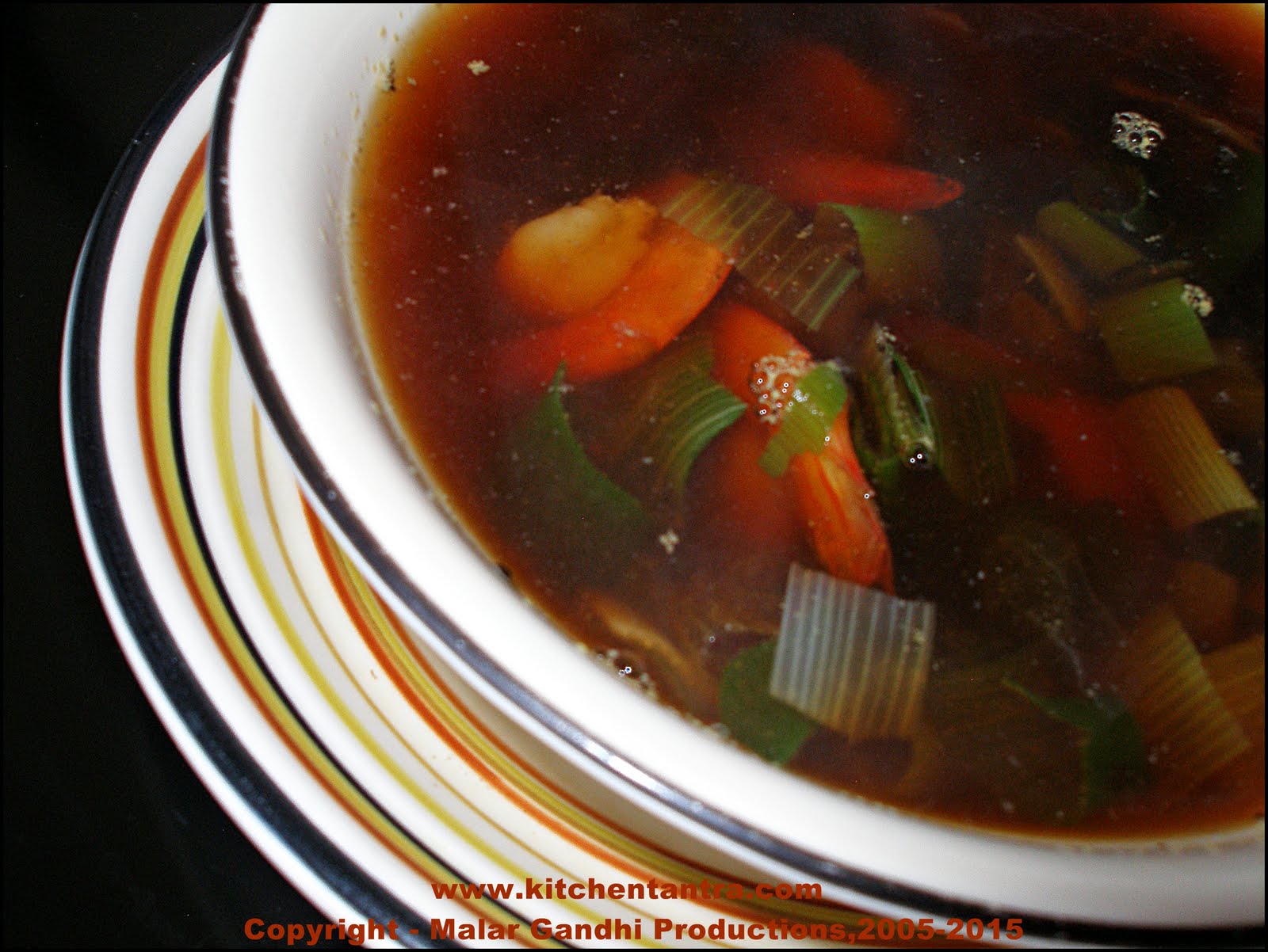 Shrimps Soy Soup – Relax n Enjoy | Kitchen Tantra