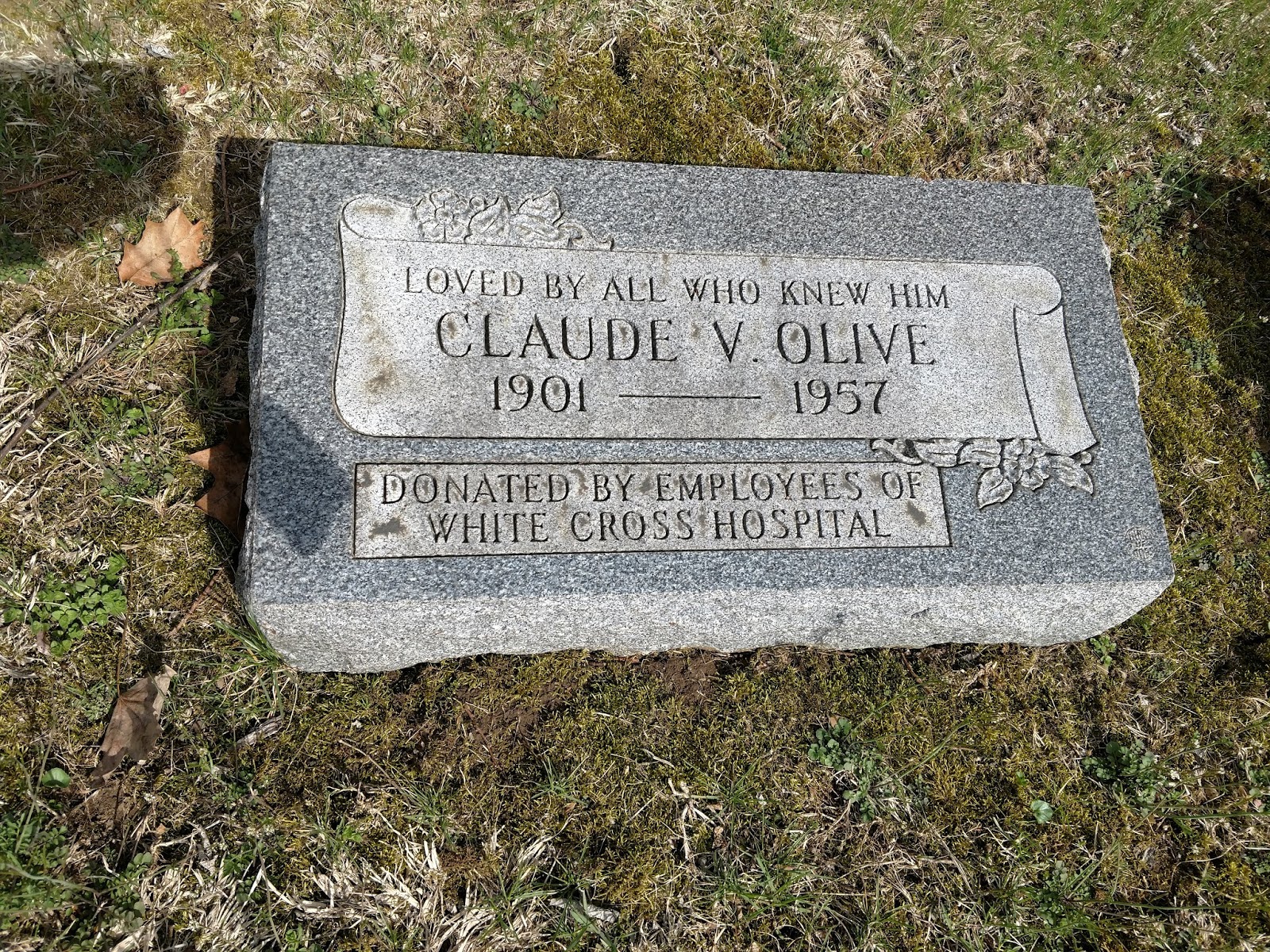 Travels of a Hobgoblin Taphophile: Claude Olive - Green Lawn Cemetery