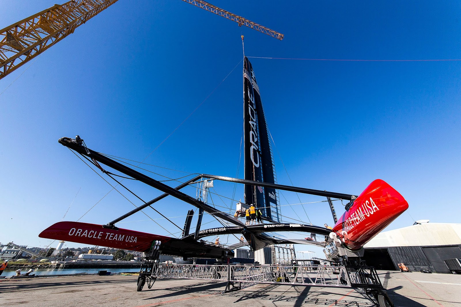 Oracle Team USA completes load test of new AC72 ...
