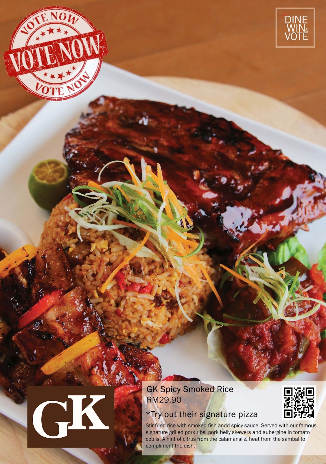 Meja Rasa KK (Blog): VOTE YOUR FAV SIGNATURE DISH - GK GRILLZ KITCHEN ...