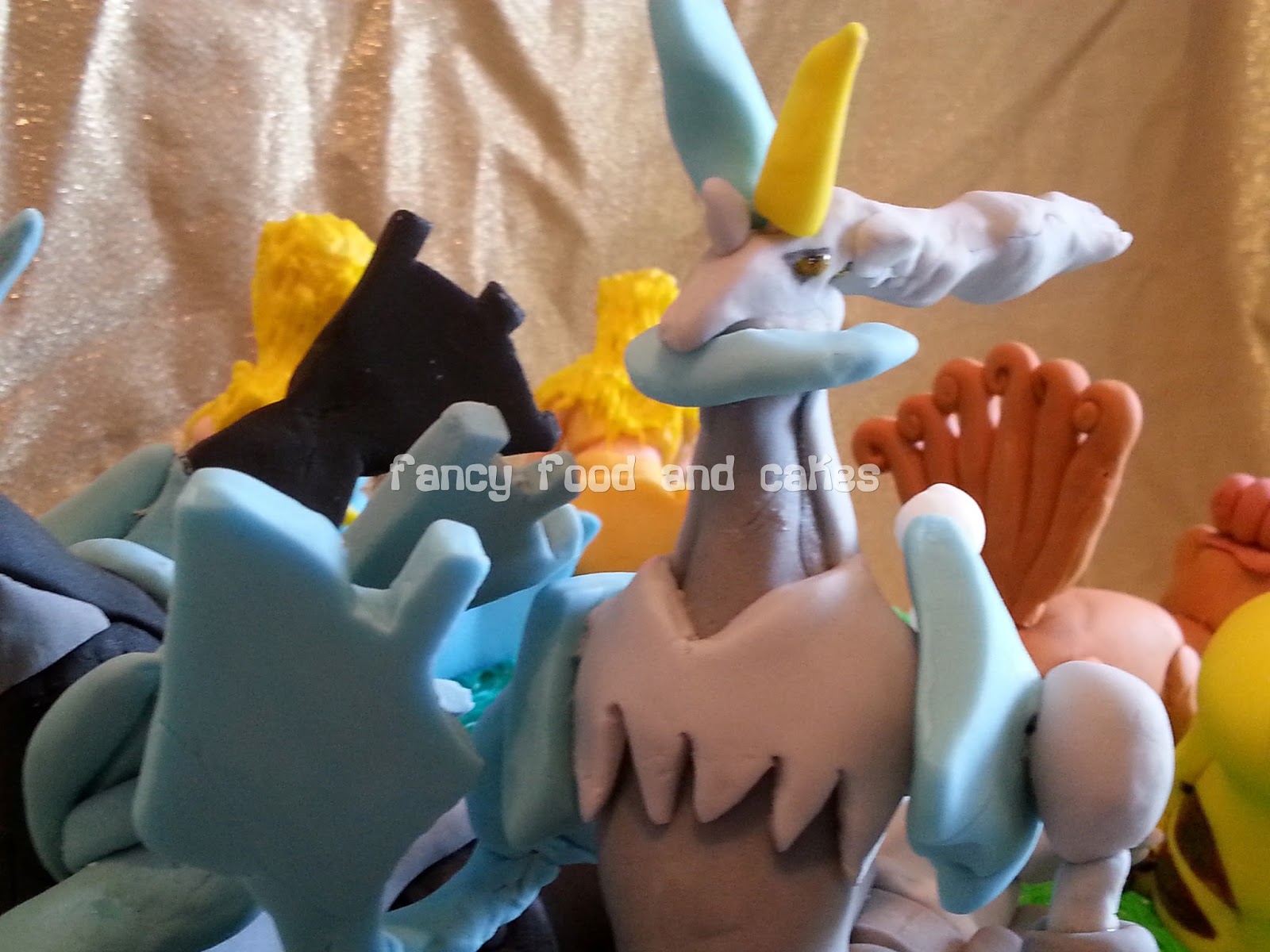 fancy food & cakes: Triplice torta: Pokemon e sirene di H2O! - Three ...