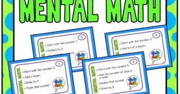 The Best of Teacher Entrepreneurs III: FREE MATH LESSON - “Mental Math ...