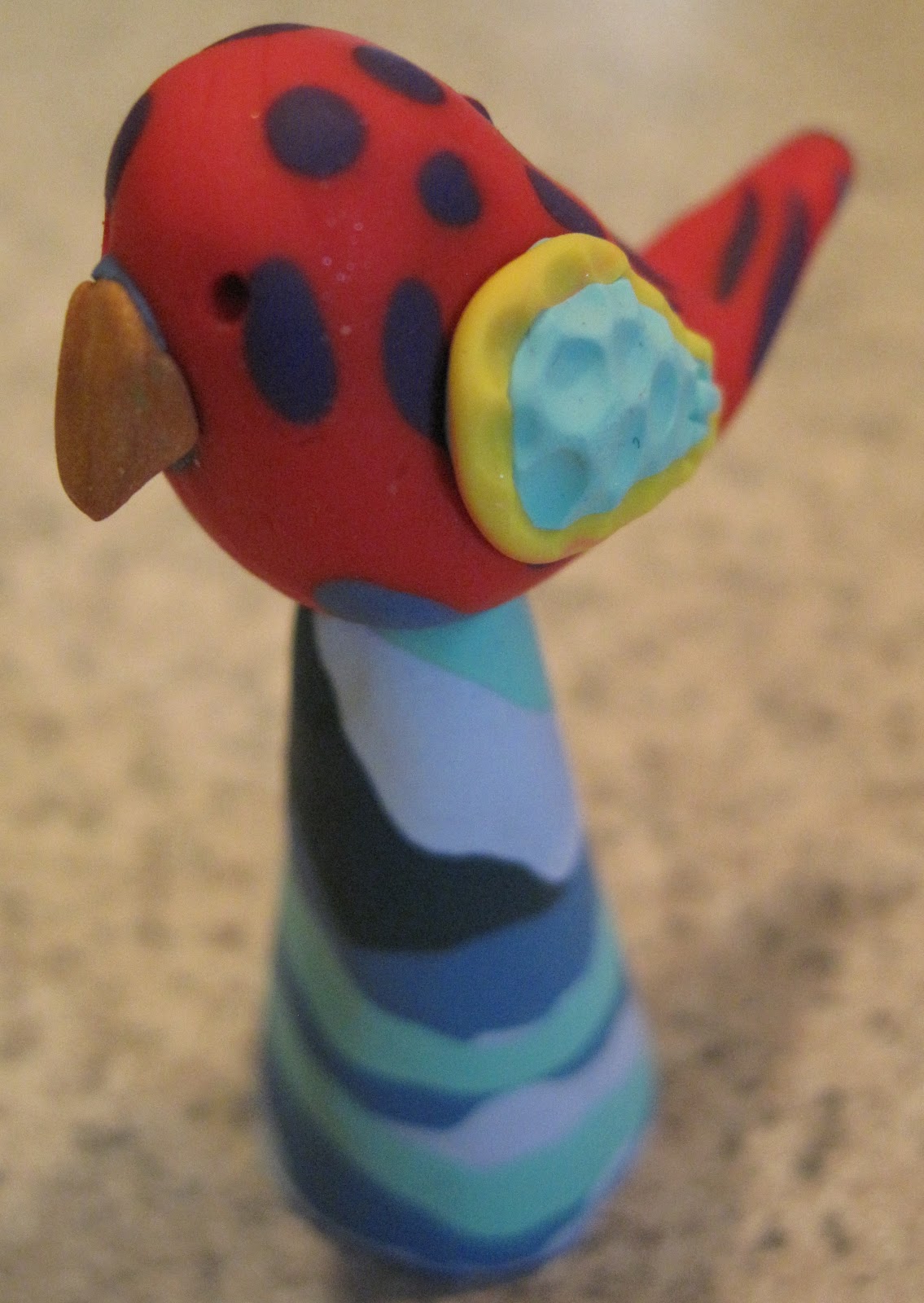 Angela Anderson Art Blog: Polymer Clay Birds & Houses - After School Art