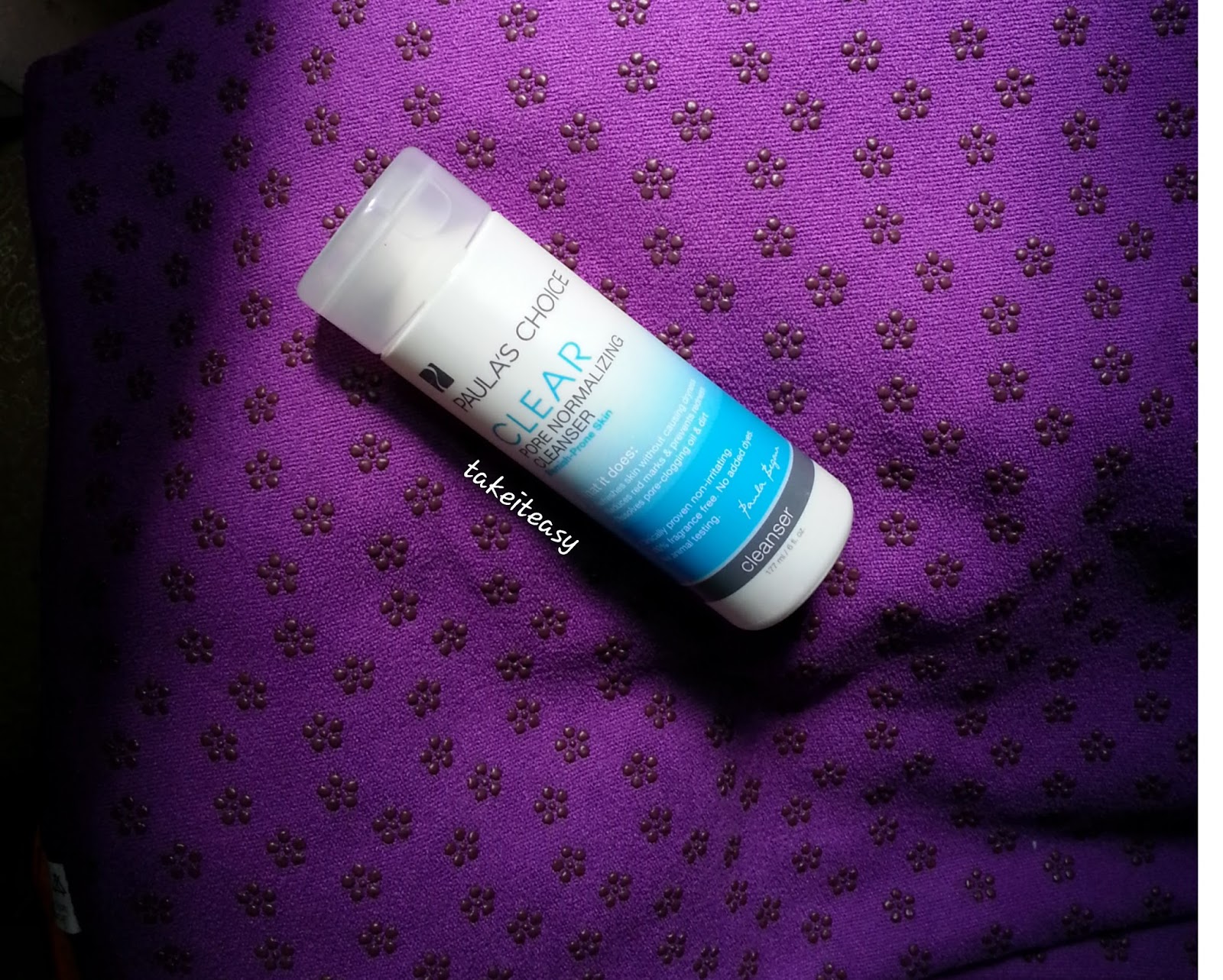 Takeiteasy [review] Clear Pore Normalizing Cleanser Paulas Choice
