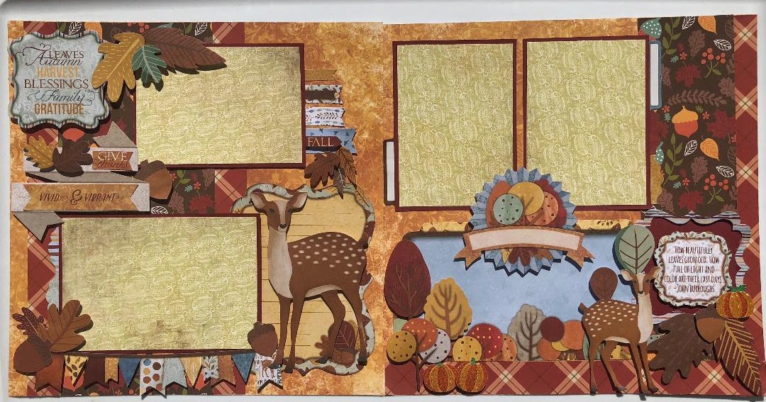 AMAZING GRACE Paper Crafts: Autumn Layouts
