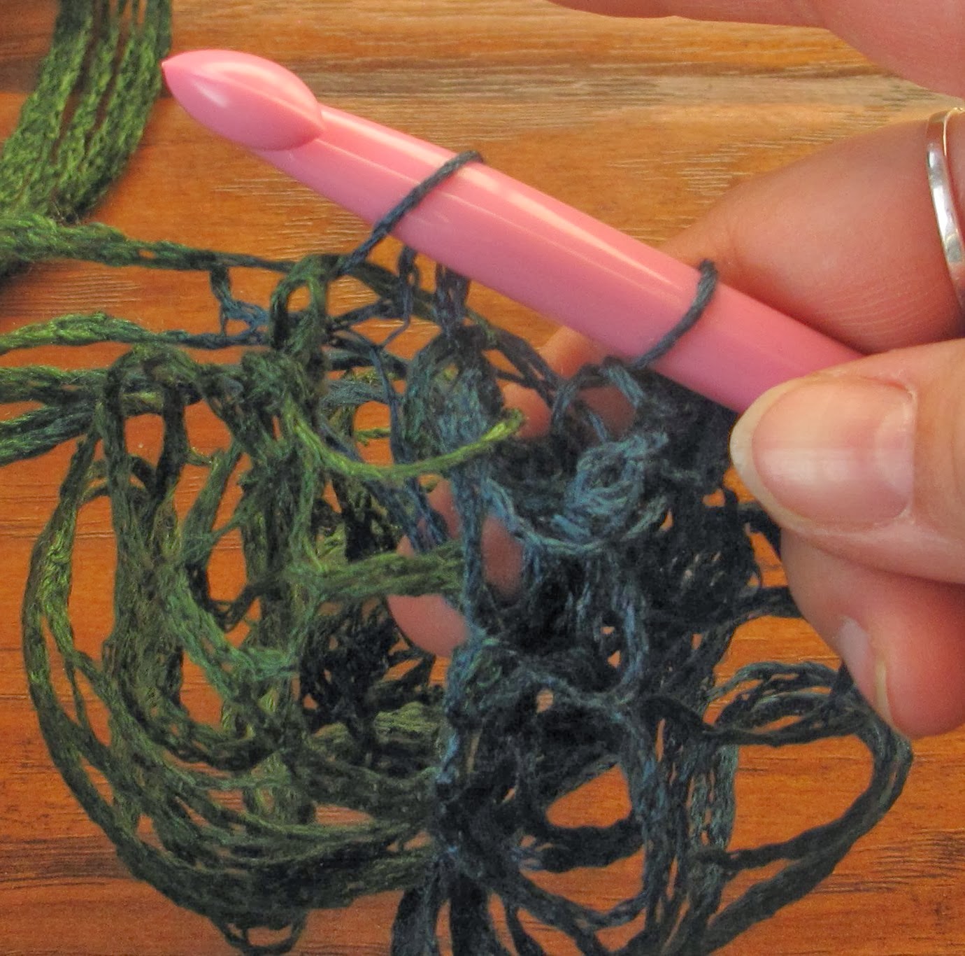 ReCrochetions: Ruffle Yarns: Large Mesh