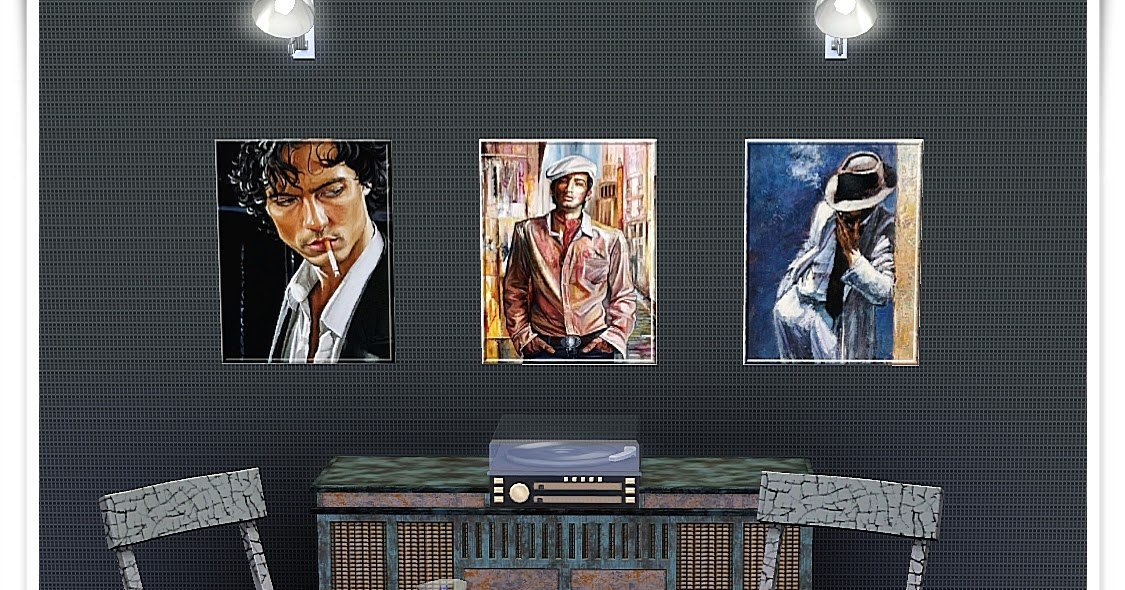 IMHO sims: Painting Guys TS3 by IMHO