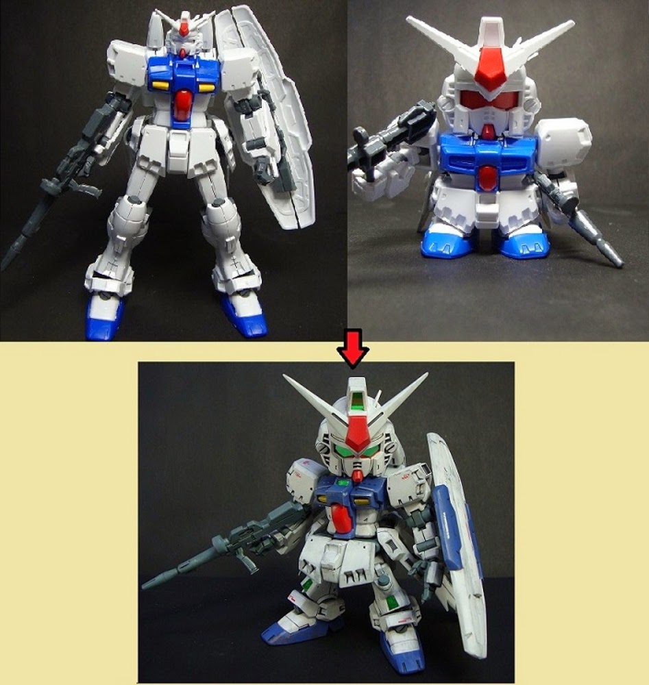 SD Gundam GP03 Stamen - Custom Build