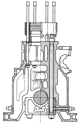 4 - Stroke Marine Diesel Engine Construction