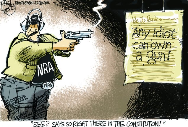 Mikeb302000: Pat Bagley 2nd Amendment Cartoon