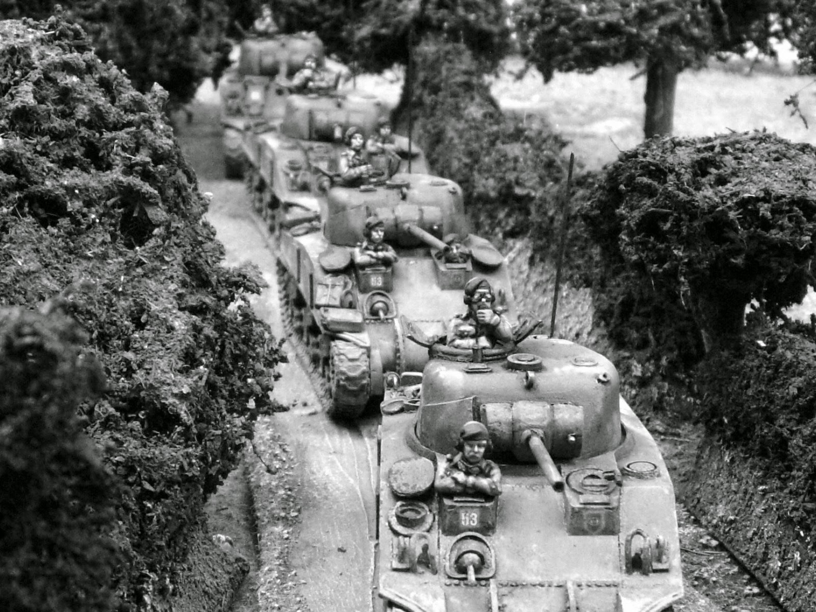 Wargaming with Silver Whistle: WW2 ALLIED ARMOUR part 2 SHERMAN TANKS.