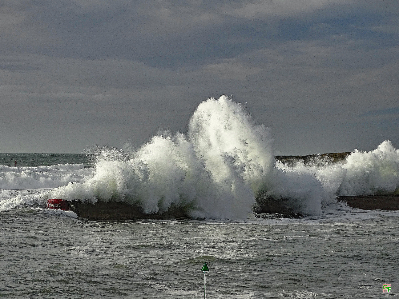 Wunder der Natur, Natur-Aufnahmen von Günter Fischer: Sturmflut bei Doelan