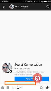 facebook Messenger ကေန secret message ပို႔ၾကသည္ ဆိုရာဝယ္